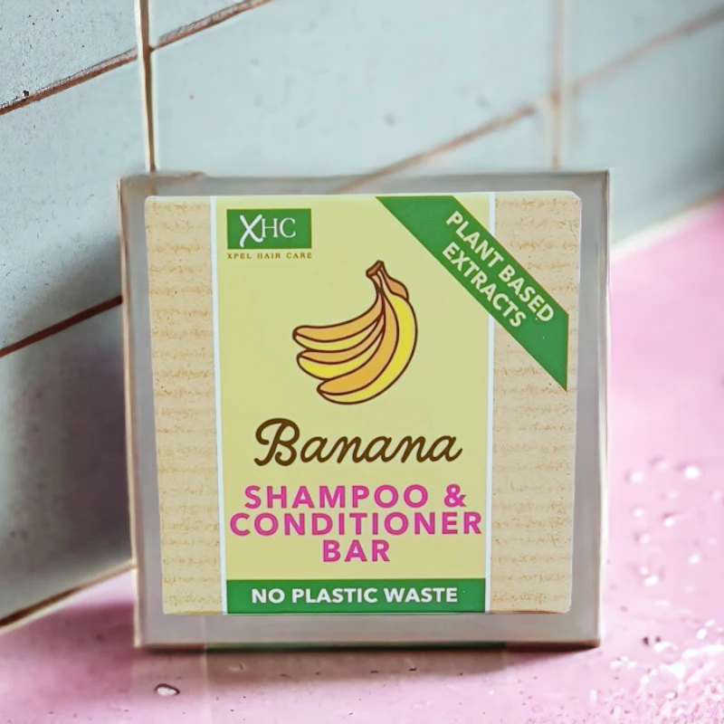 Твърд шампоан/балсам с банан XHC от Техномаркет
