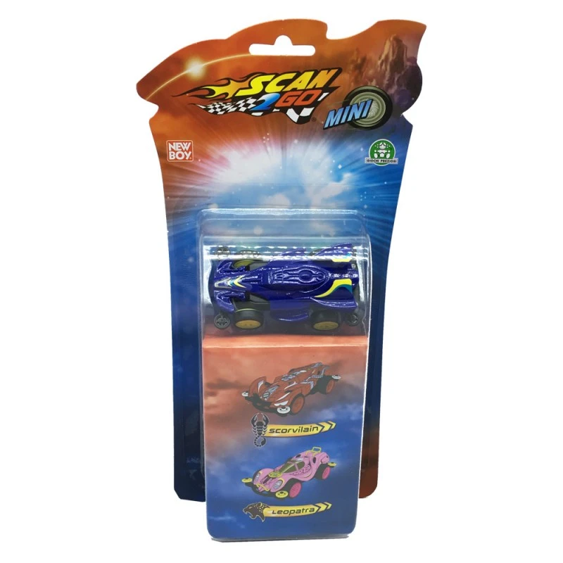 Колички Scan2Go Cars-3 коли с карта, Син, 121568-2 от Техномаркет