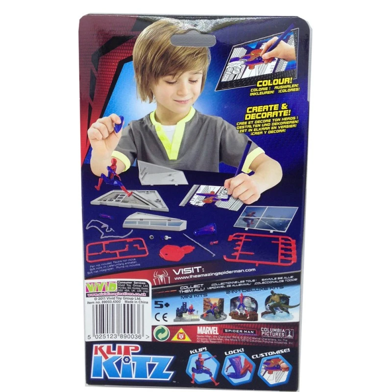Сглобяем Klip Kitz Spiderman с декор и аксесоари, WebSlinger, 890043 от ...