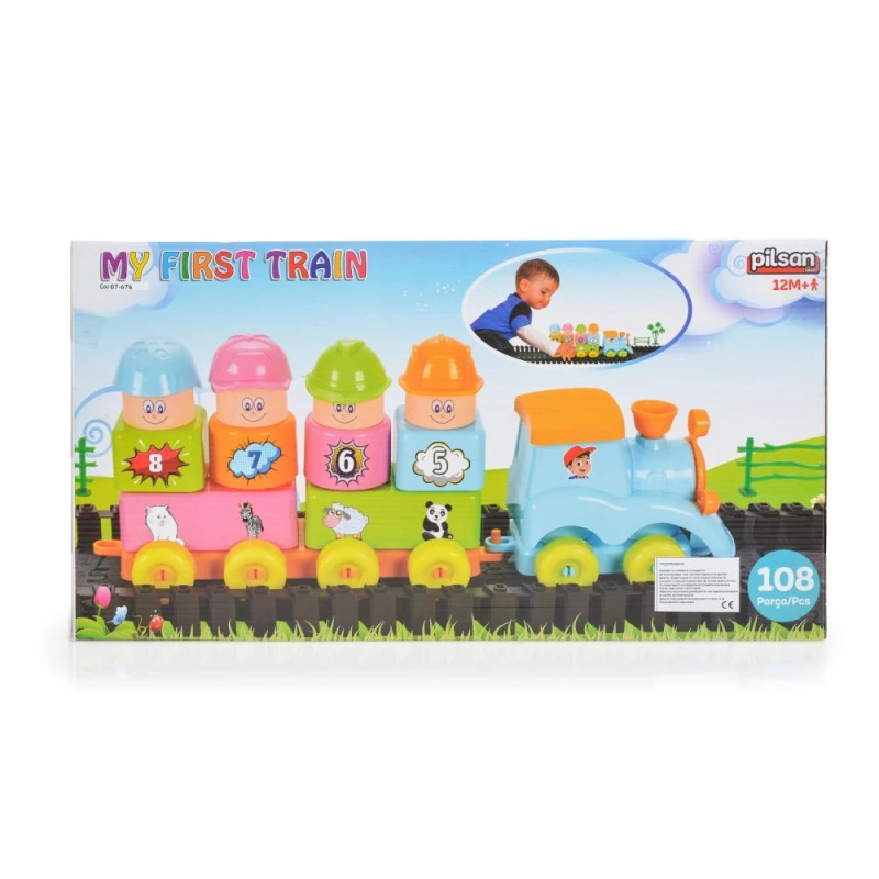 Конструктор влакче My first train 07676 Pilsan от Техномаркет
