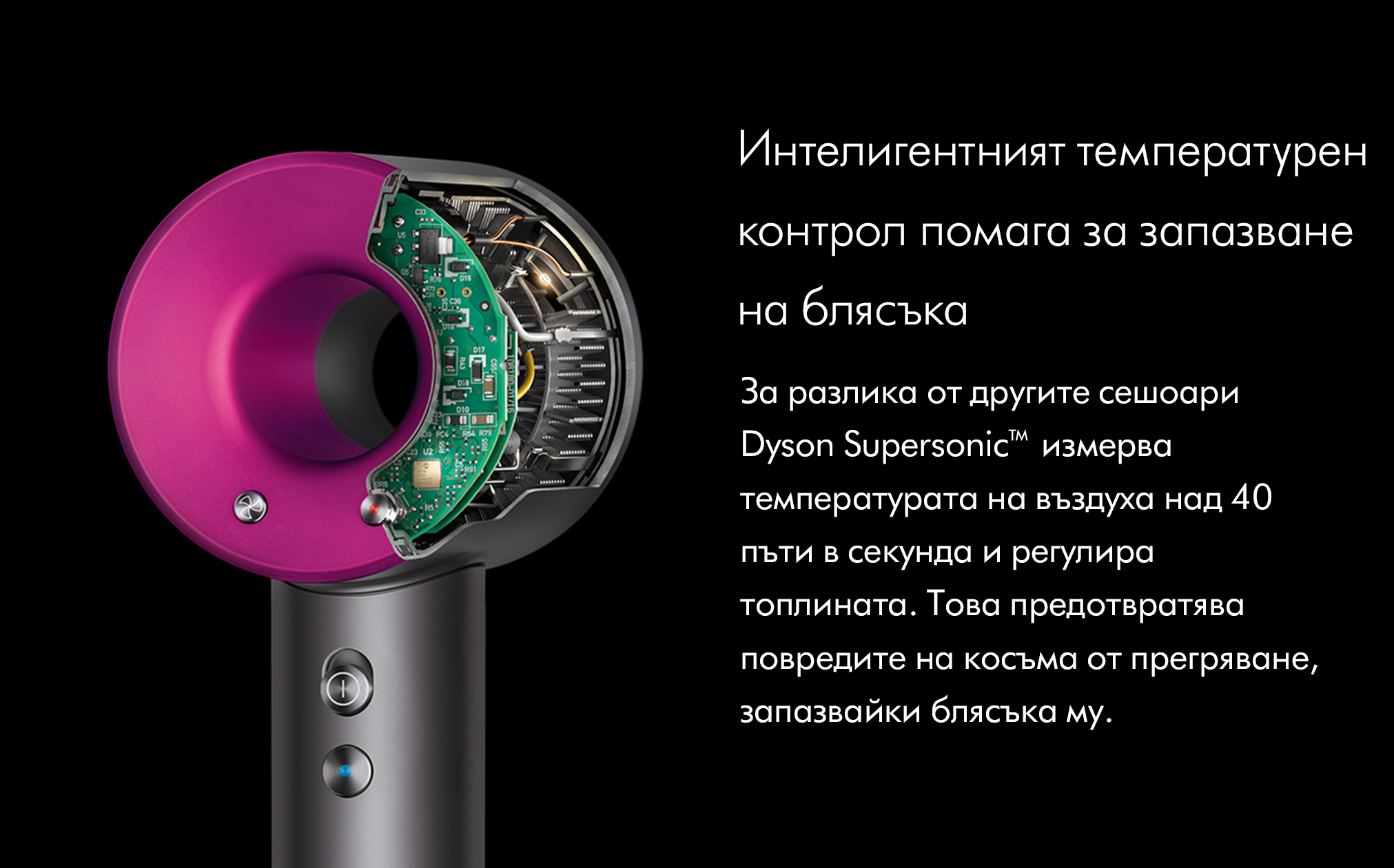 СЕШОАР DYSON SUPERSONIC HD03 Ir/Fu на цена 849лв. от Техномаркет