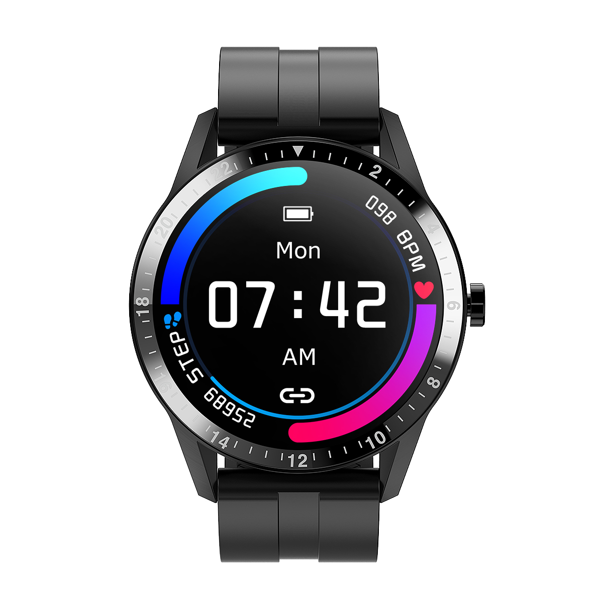 SMART ЧАСОВНИК LEMFO SMART WATCH G20 BLACK на цена 80лв. от Техномаркет